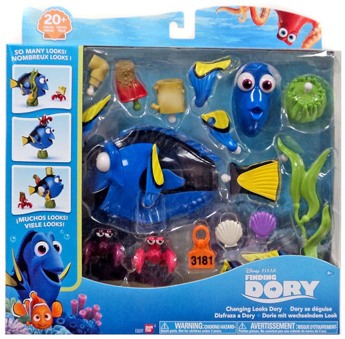 Disney Pixar Finding Dory Changing Looks Dory Playset Bandai America ...
