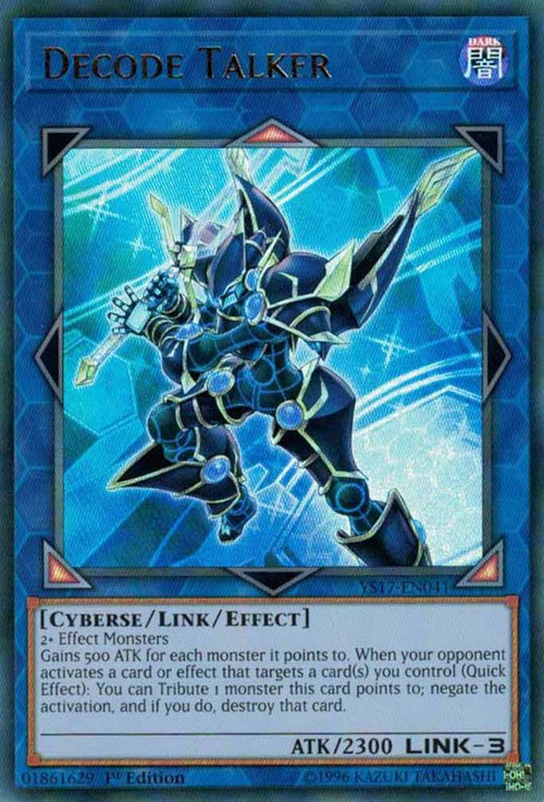 YuGiOh Starter Deck Link Strike Single Card Ultra Rare Decode Talker ...
