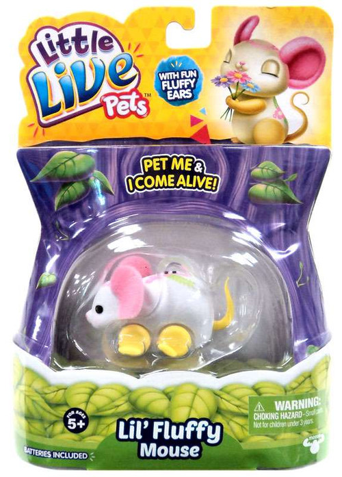 Little Live Pets Lil Fluffy Mouse Blossy Top Single Pack - ToyWiz