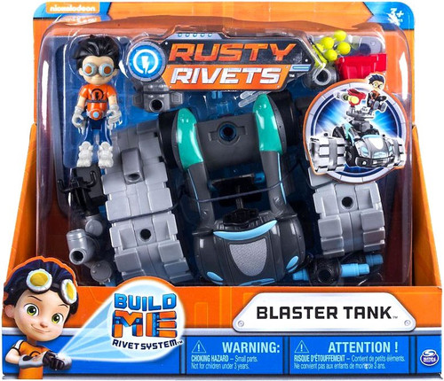 Nickelodeon Rusty Rivets Build Me Rivet System Blaster Tank Vehicle ...