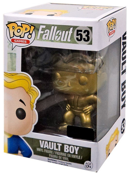 Funko Fallout POP Games Vault Boy Exclusive Vinyl Figure 53 Gold - ToyWiz