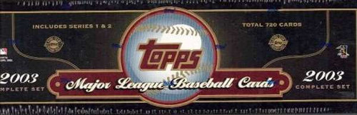 MLB Topps 2003 Topps Baseball Cards Complete Set Home Team Advantage ...