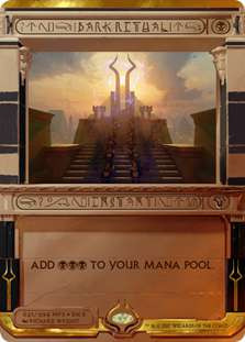 Magic The Gathering Masterpiece Single Card Dark Ritual 31 Amonkhet ...