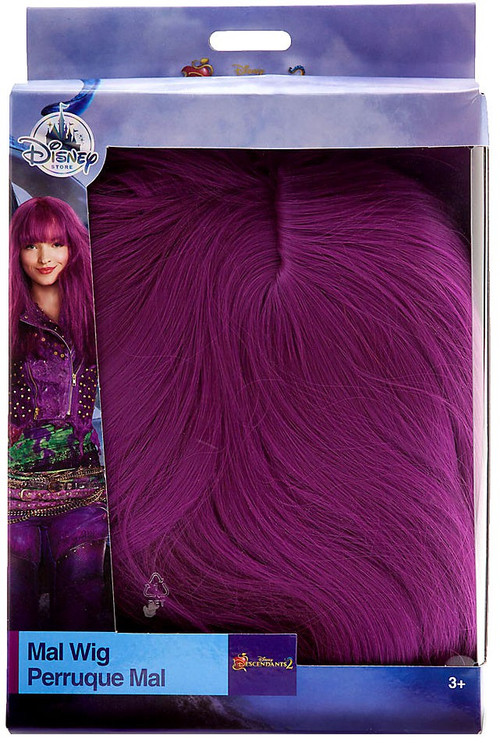 Disney Descendants Mal Wig Light Purple, 2017 Version - ToyWiz