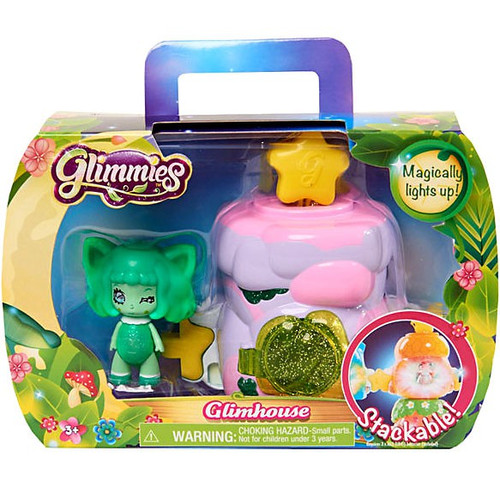 Glimmies Purple Glimhouse Green Glimmie Figure Set Just Play - ToyWiz
