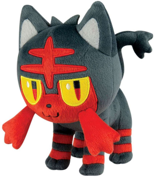 Pokemon Litten 8 Plush Standing TOMY, Inc. - ToyWiz