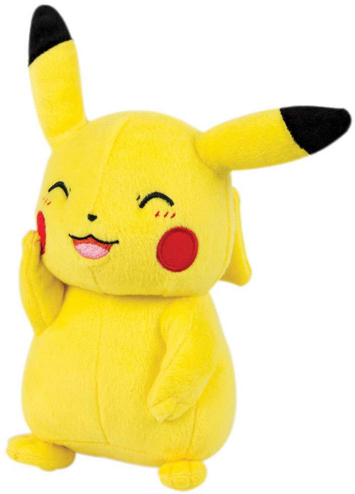Pokemon Pikachu 8 Plush Blushing, Eyes Closed TOMY, Inc. - ToyWiz