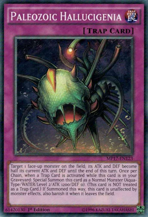 YuGiOh 2017 Mega-Tin Mega Pack Single Card Common Paleozoic ...