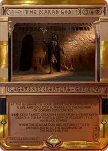 Magic The Gathering Masterpiece Single Card Mythic Rare The Scarab God ...