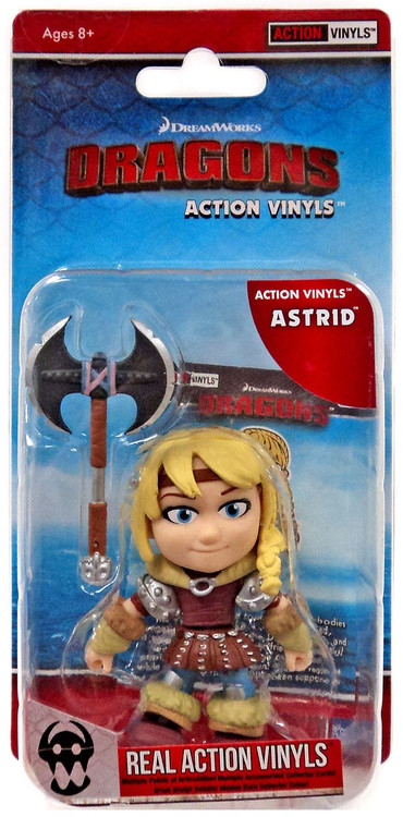How to Train Your Dragon Action Vinyls Astrid Vinyl Figure The Loyal ...