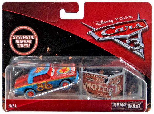 Disney Pixar Cars Cars 3 Demo Derby Bill 155 Diecast Car Mattel Toys ...