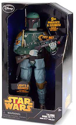 Talking boba fett figure store