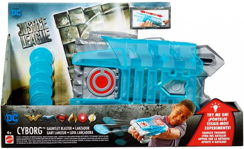 DC Justice League Movie Cyborg Gauntlet Blaster Mattel - ToyWiz
