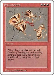 Magic The Gathering Revised Single Card Uncommon Shatterstorm 176 - ToyWiz
