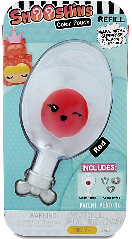 Smooshins Red Color Pouch Refill Pack MGA Entertainment - ToyWiz