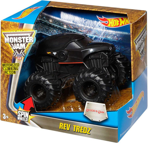 Hot Wheels Monster Jam 25 Rev Tredz Dooms Day 143 Vehicle Mattel Toys ...