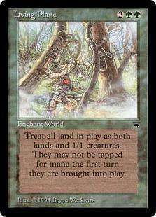 Magic The Gathering Legends Single Card Rare Living Plane Lightly ...