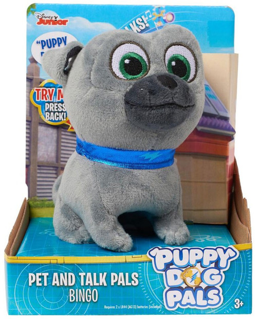 Disney Junior Puppy Dog Pals Pet Talk Pals Bingo 4 Plush Figure with ...