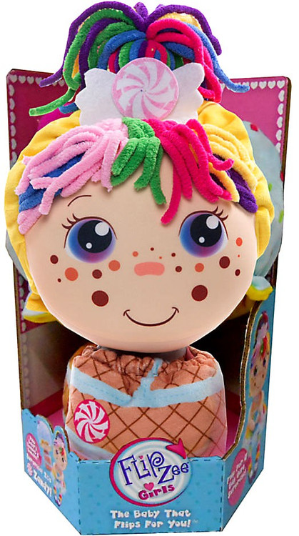 FlipZee Girls Zandy Candy Plush Doll Jay at Play - ToyWiz
