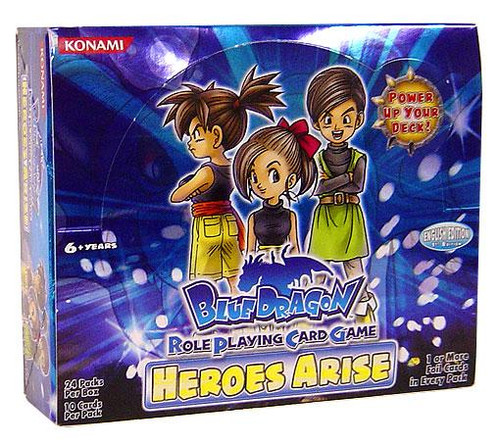 Blue Dragon Roleplaying Card Game Heroes Arise Booster Box 24 Packs ...