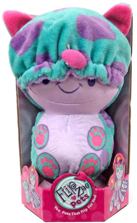 FlipZee Pets Stripey Kitty Plush Doll Jay at Play - ToyWiz
