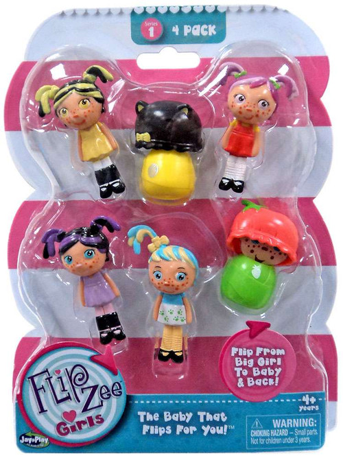 FlipZee Girls FlipZee Girls Series 1 Mini Figure 4-Pack Style 1 Jay at ...