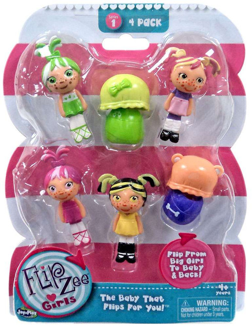 FlipZee Girls FlipZee Girls Series 1 Mini Figure 4-Pack Style 3 Jay at ...