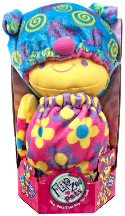 FlipZee Pets Pink Flowers Dog Plush Doll Jay at Play - ToyWiz