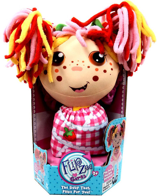 FlipZee Girls Zana Strawberry Plush Doll Small Jay at Play - ToyWiz