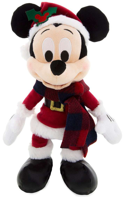 Disney 2017 Holiday Mickey Mouse Exclusive 9 Plush Santa Retro - ToyWiz