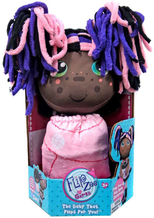 FlipZee Girls Zuri Kitty Plush Doll African American Jay at Play - ToyWiz