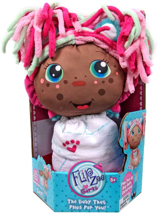FlipZee Girls Zoey Snuggly Bear Plush Doll African American Jay at Play ...
