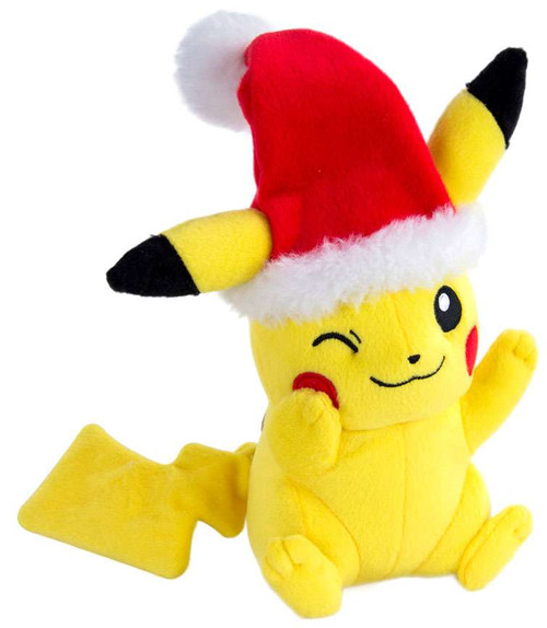 Pokemon Christmas Pikachu 8 Plush TOMY, Inc. - ToyWiz