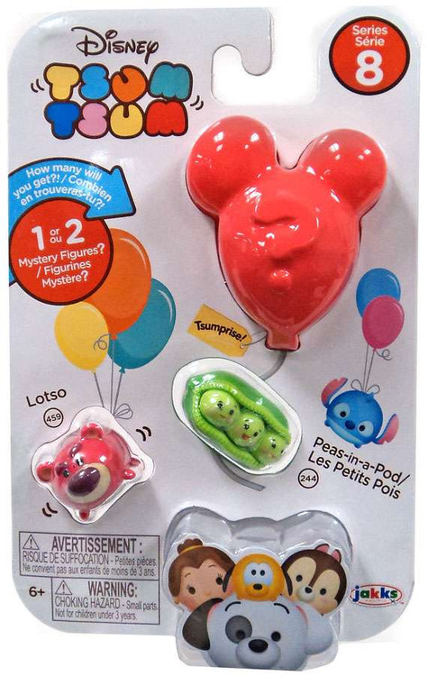 Disney Tsum Tsum Series 8 Lotso Peas-in-a-Pod 1 Minifigure 3-Pack 459 ...