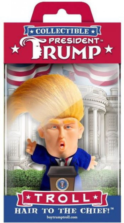 Political President Trump Troll 5 Mini Doll Figure Hair to the Chief ...