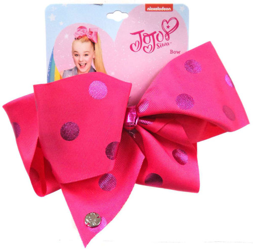 Nickelodeon JoJo Siwa Large Pink Bow with Polka Dots HER Accessories ...