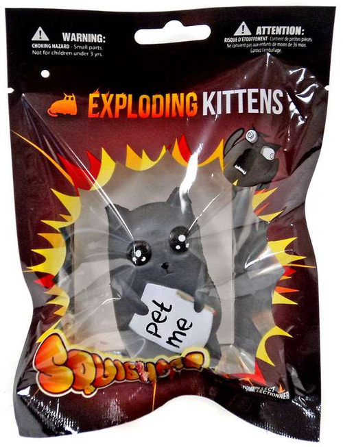 Exploding Kittens SquishMe Pet Me Kitten Squeeze Toy Just Toys - ToyWiz