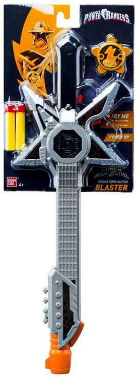 Power Rangers Super Ninja Steel Rockstorm Guitar Blaster Roleplay Toy ...