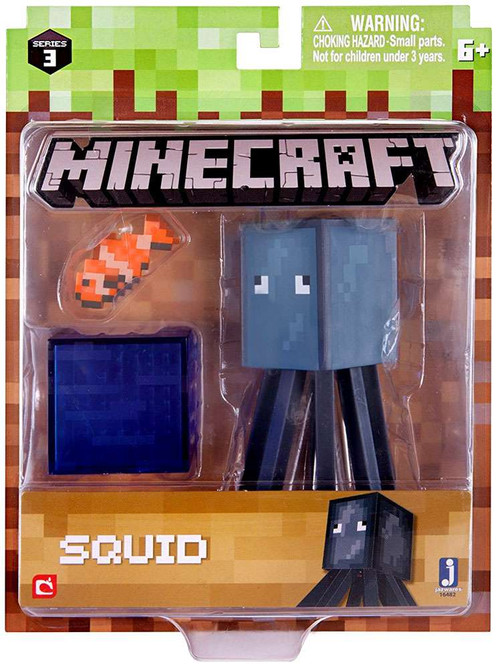 Minecraft Series 3 Squid Action Figure Set Jazwares - ToyWiz