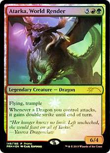 Magic The Gathering Fate Reforged Single Card Promo Atarka, World ...