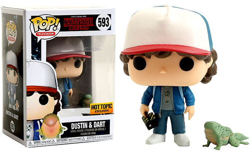 Funko Stranger Things POP Television Dustin Dart Exclusive Vinyl Figure ...
