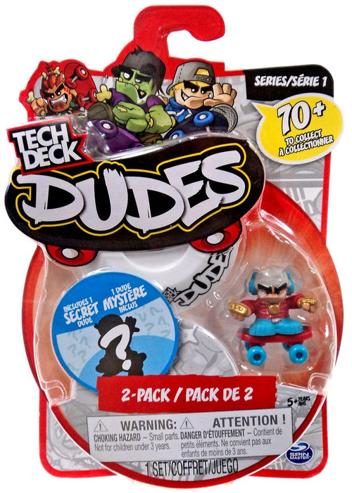 Tech Deck Dudes Series 1 Big Rings Mini Figure 2-Pack Spin Master - ToyWiz