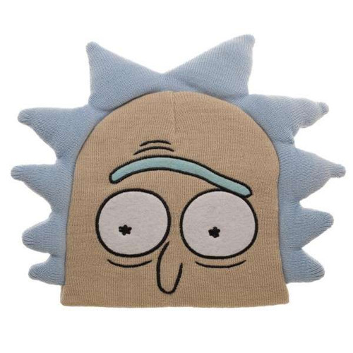 Rick Morty Rick Big Face Beanie Hat Bioworld ToyWiz