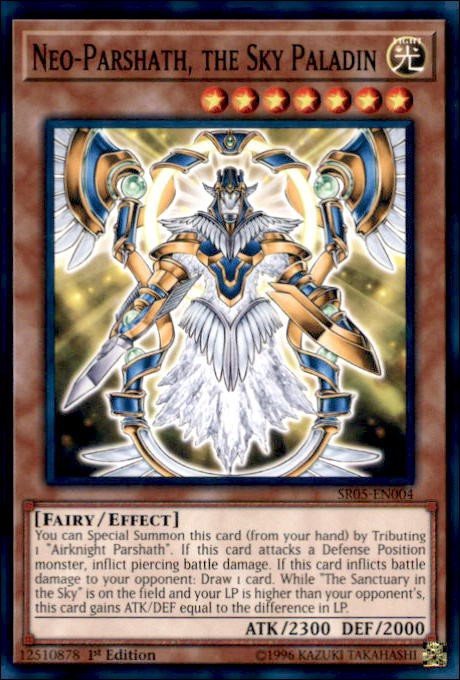 YuGiOh Wave of Light Structure Deck Single Card Common Neo-Parshath ...