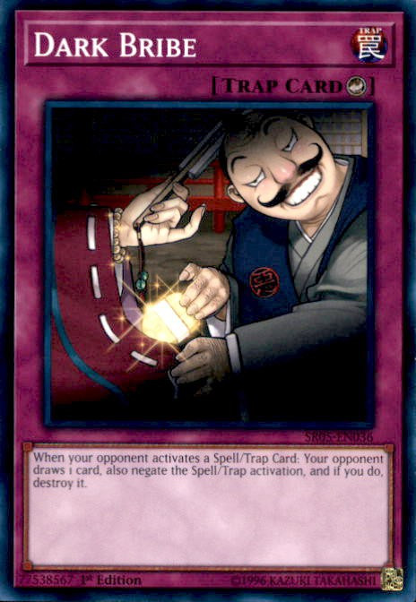 YuGiOh Wave of Light Structure Deck Single Card Common Dark Bribe SR05 ...