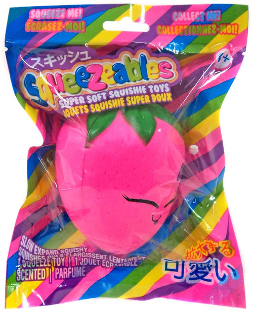 Squeezeables Series 1 Strawberry Squeeze Toy License to Play - ToyWiz