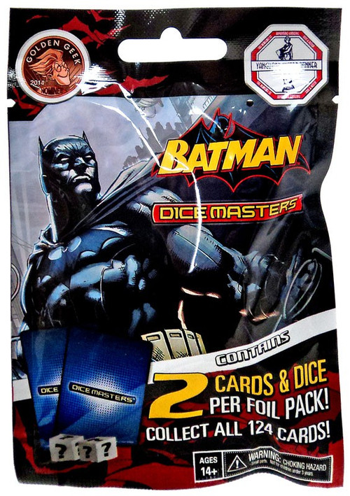 DC Dice Masters Batman Booster Pack 2 Dice Cards Wizkids NECA - ToyWiz