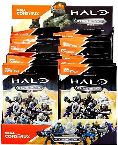 Halo Stormbound Mini Figure Mystery Box 32 Packs Mega Construx - ToyWiz