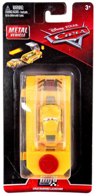 Disney Pixar Cars Cars 3 Die Cast Mini Racers Cruz Ramirez Car Launcher ...