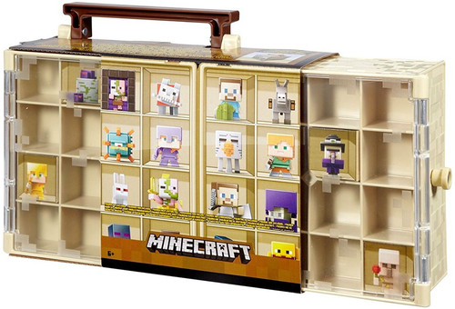 Minecraft Desert Minecraft Mini Figure Collector Case Mattel Toys - ToyWiz